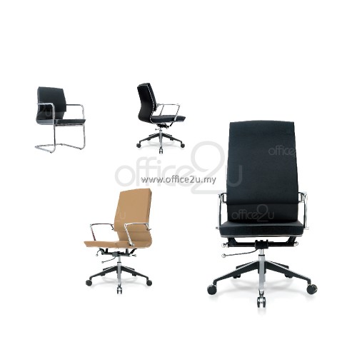 COLONNI SERIES LEATHER CHAIR