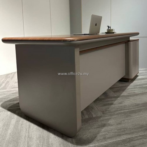 SY-20165 : SYNERGY SERIES DIRECTOR TABLE SET C/W SIDE CABINET AND POWER ...