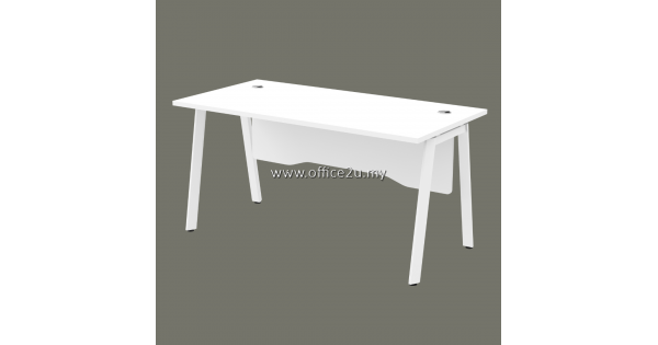 ASWT ASTRA SERIES RECTANGULAR TABLE WITH WOODEN MODESTY PANEL