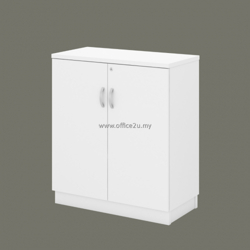 Q-YD9-WH SWINGING DOOR LOW CABINET