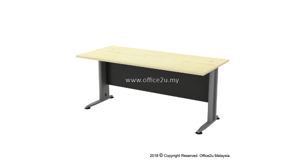 TT TIMELESS SERIES RECTANGULAR METAL J-LEG TABLE